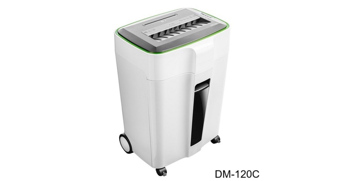 Máy hủy tài liệu cross-cut Magitech DM-120C (P-3, triple throat, A4, 20l)