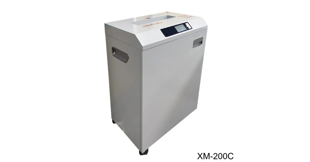 Máy hủy tài liệu công nghiệp Magitech XM-200C (P-3, dual throat, A3, 80l)