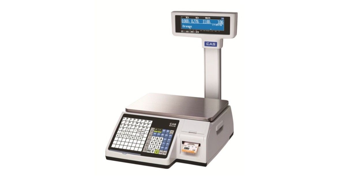 Cân điện tử in tem nhãn mã vạch CAS CL5200-P