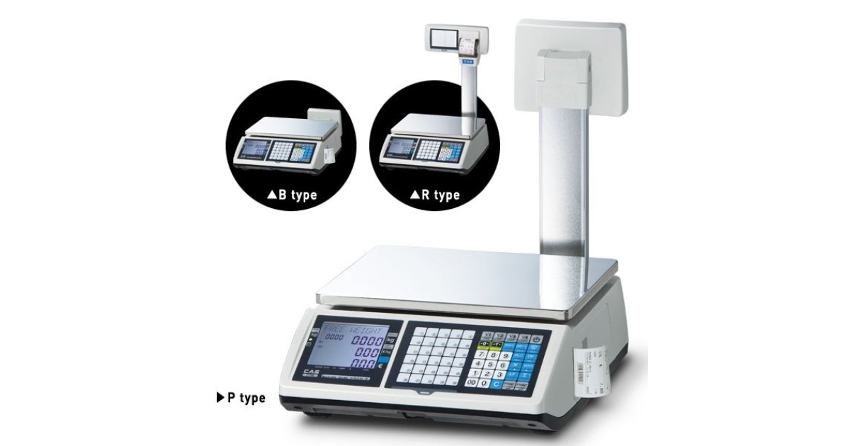 Cân điện tử bán hàng CAS CT100 (in hóa đơn 58mm)