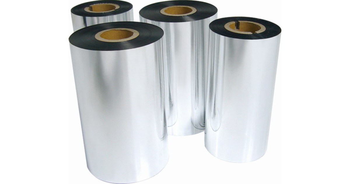 Cuộn ruy băng mực mực in mã vạch in tem nhãn wax-resin 110mm x 300m