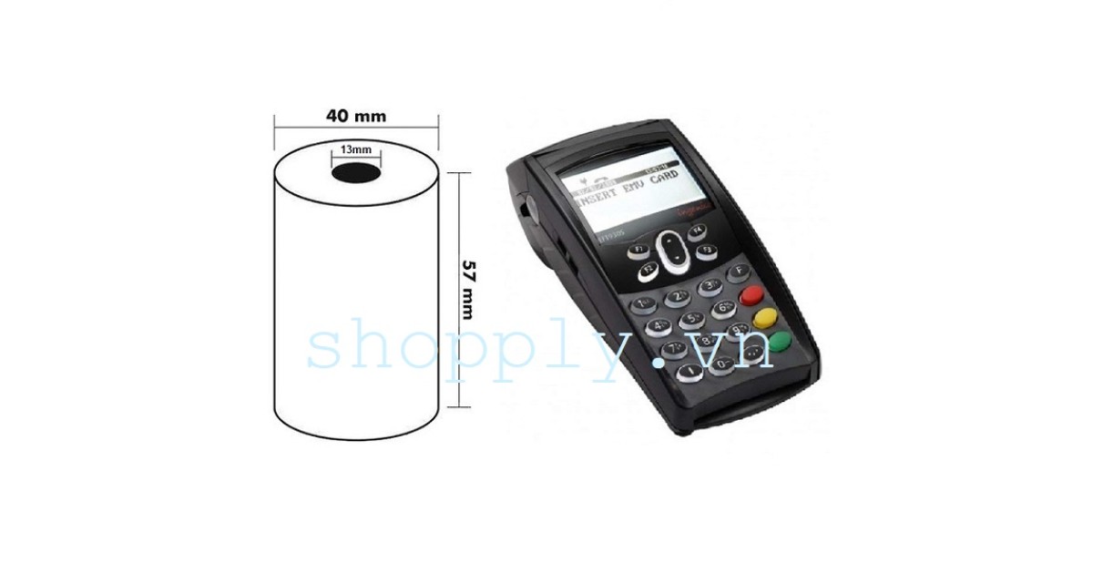 Giấy in nhiệt Hansol 57x38 (GiiN k57 fi 38mm)