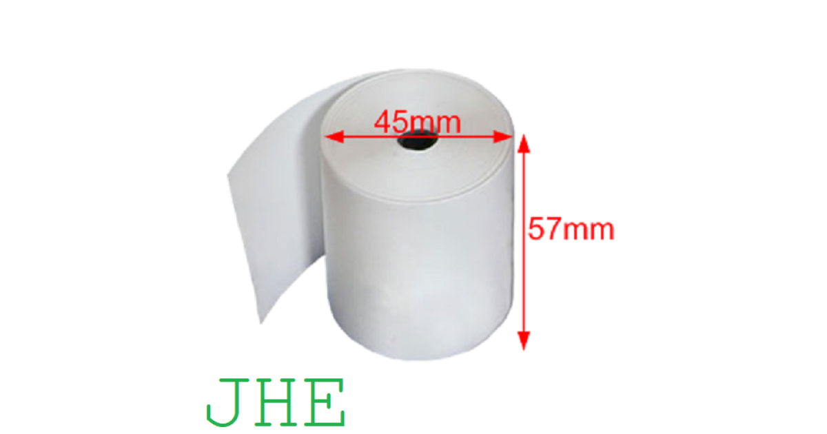 Giấy in hóa đơn nhiệt JHE k57 Ø 45mm